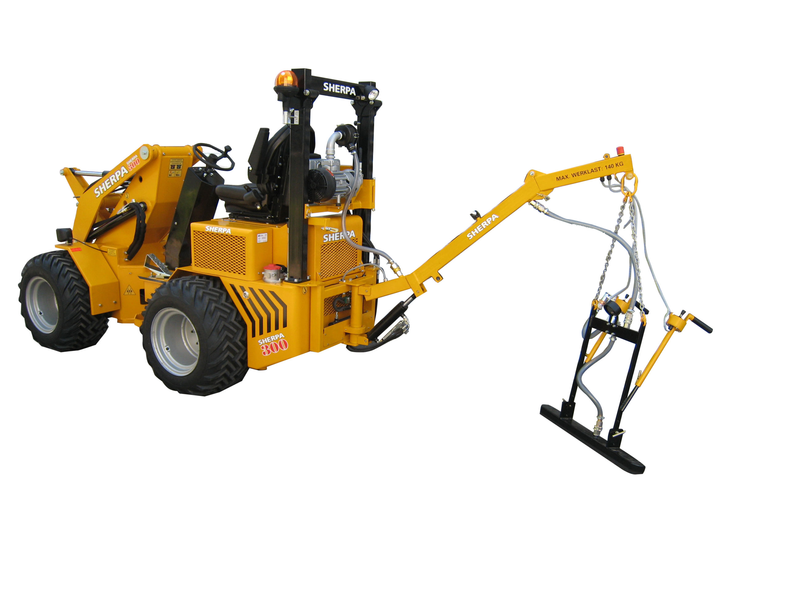 Hydraulic curbstone-/tilelifter 300 - SHERPA mini-loaders